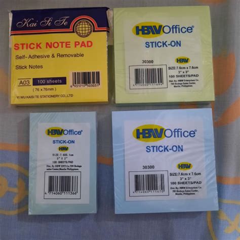 Sticky Notes With Different Sizes Shopee Philippines