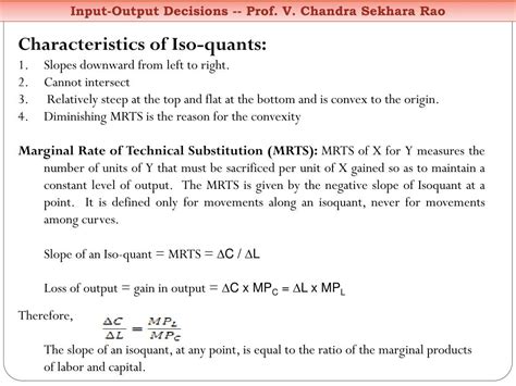 ppt theory of production input output relation powerpoint