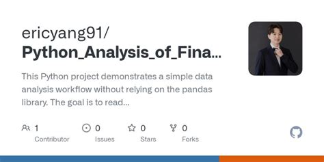 My Python Project: Simple Data Analysis without Pandas | Ji Yeol Yang posted on the topic | LinkedIn