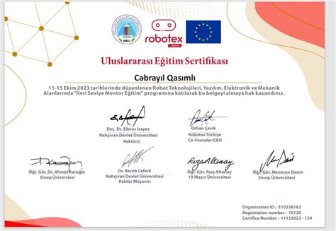 Cəbrayıl Qasımlı On Linkedin Robotexturkiye Mentortraining Arduino