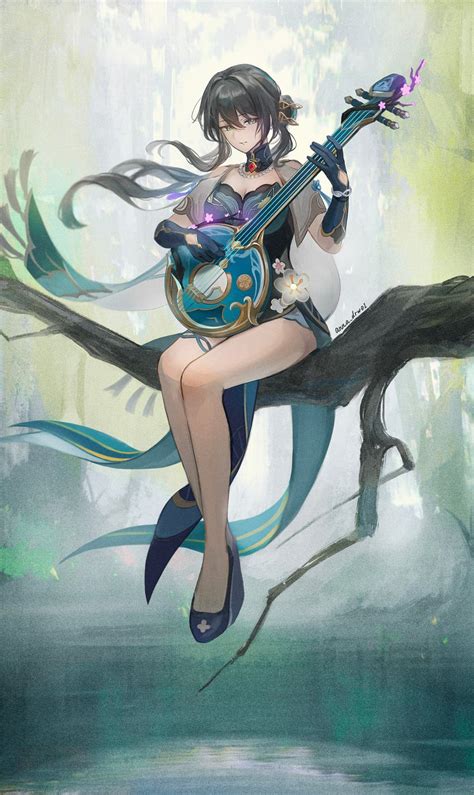 Ruan Mei Honkai And More Drawn By Anna Drw Danbooru