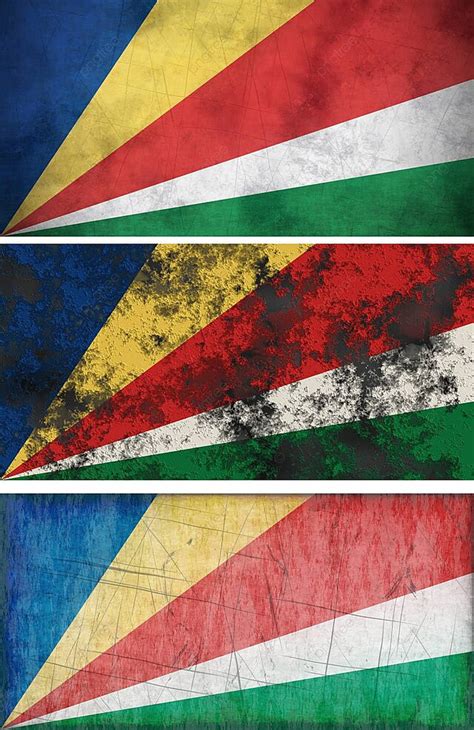 Flag Of The Seychelles National Emblem Seychelles Photo Background And