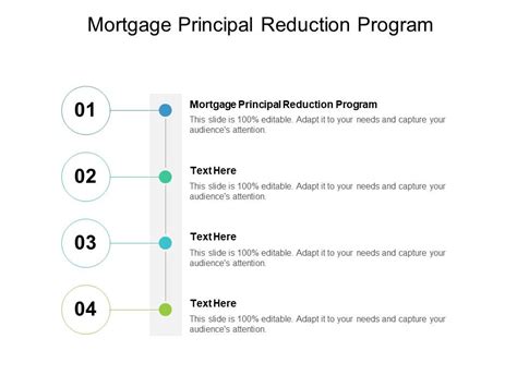 mortgage principal reduction program ppt powerpoint presentation