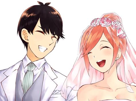 Nakano Yotsuba And Uesugi Fuutarou Go Toubun No Hanayome Drawn By Wai Y Danbooru