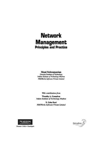 Network Management Principles And Practice 2nd Edition 20102pdf