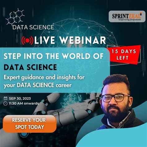 Amit Singh On Linkedin Datascience Webinar Sprintzeal Datascience