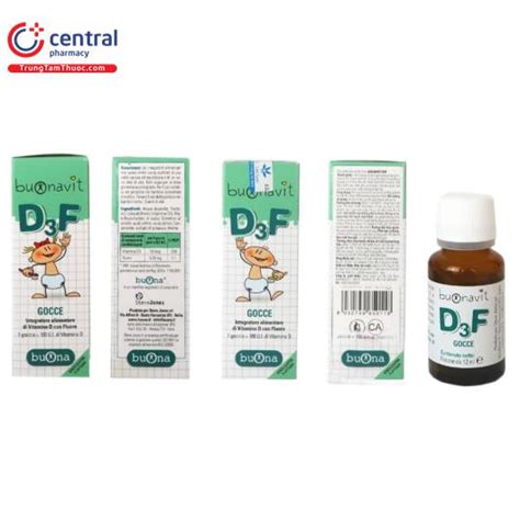 Thuốc Buonavit D3f Hỗ Trợ Phát Triển Xương Kích Thích Mọc Răng