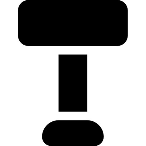 Stool Basic Rounded Filled Icon