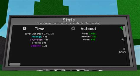 Stats Menu Roblox Grass Cutting Incremental Wiki Fandom
