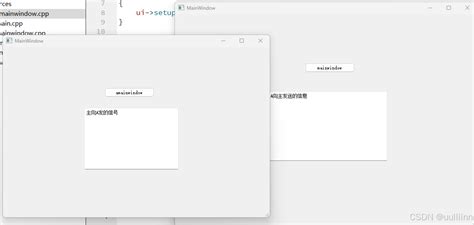 qt中不同类之间的槽函数与信号连接 qt 接受其他类的信号到widget csdn博客