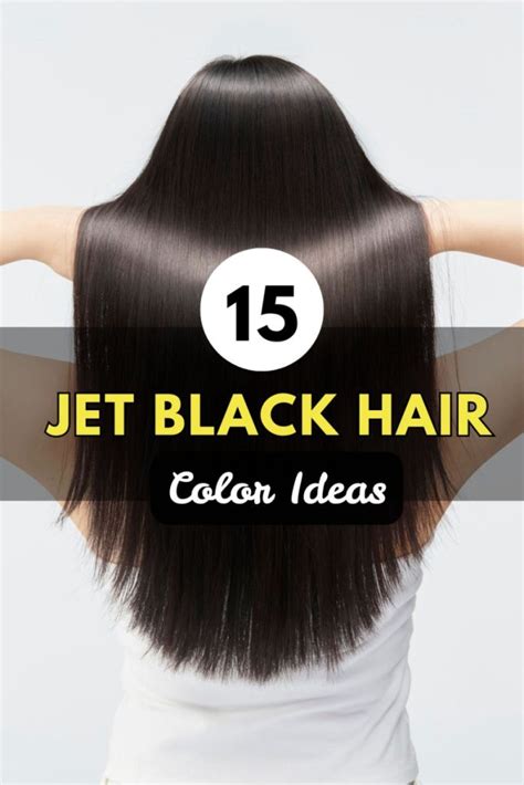 15 Stunning Jet Black Hair Color Ideas