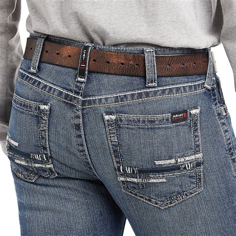 Ariat Mens Flame Resistant M7 Durastretch Adkins Denim Jeans Academy