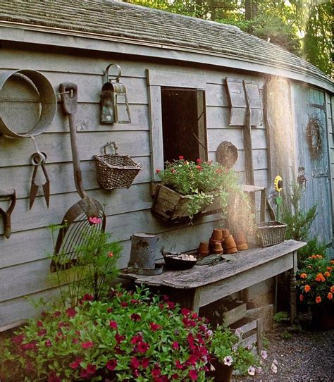 Rustic Garden Tool Shed