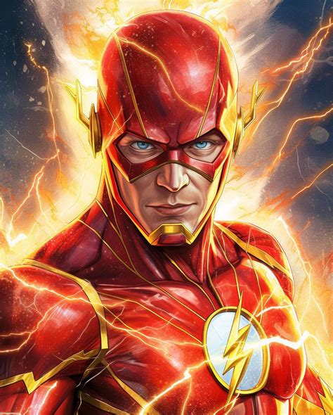 The Flash Marvel The Flash Lightning Eyes Flash Dc Art Marvel