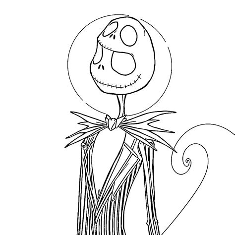 Best Jack Skellington Coloring Pages Free Printable Pdf