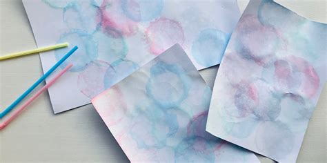 シャボン玉でお絵描き！ バブルアートを楽しもう【簡単工作】