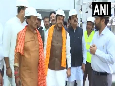 mp cm mohan yadav visits sanchi milk processing unit in indore