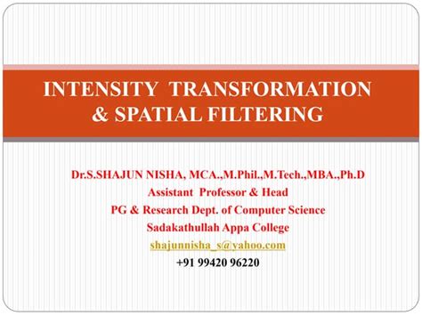 intensity transformation and spatial filtering pptx photo editing software computer