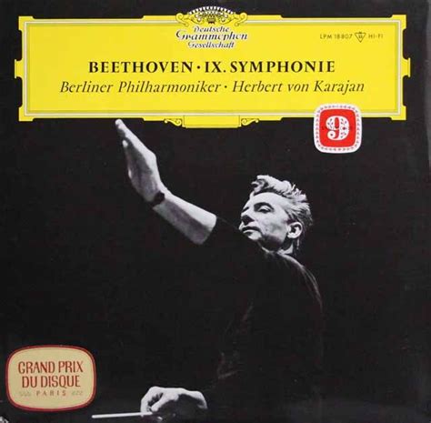 Lp レコード モノラル カラヤンのベートーヴェン交響曲第8and9番「合唱付き」 独dgg 3226