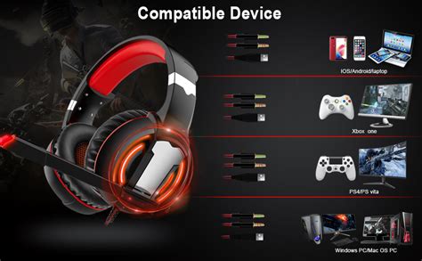 Mftek Rgb Rainbow Backlit Gaming Keyboard And Mouse Combo Led Pc Gaming Headset