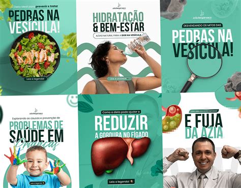 Social Media Clínica Saúde On Behance Social Media Design Inspiration Social Media Social