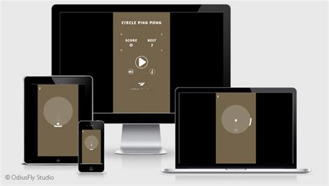 Circle Ping Pong HTML Game By Odiusfly CodeCanyon