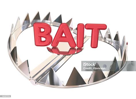 미끼 워드 강철 곰 트랩 미끼 먹이 3d 일러스트 유혹에 대한 스톡 사진 및 기타 이미지 유혹 0명 강철 Istock