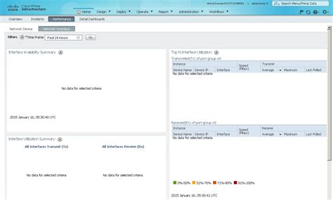 Cisco PI Can T Display Monitoring Interface Utilization Result Cisco Community