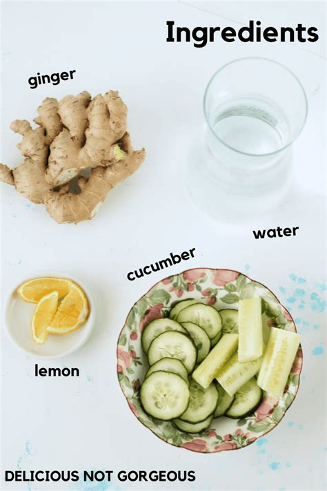 Lemon Ginger Cucumber Water Artofit