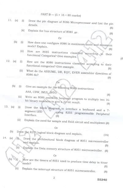 ec2304 microprocessors and micro controllers nov dec 2011 question