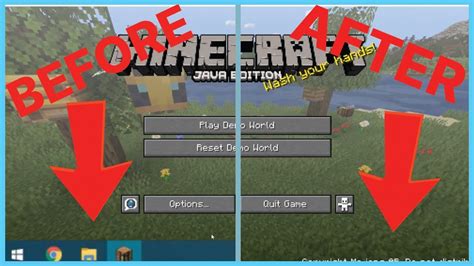 How To Make Minecraft Full Screen Hide The Taskbar YouTube