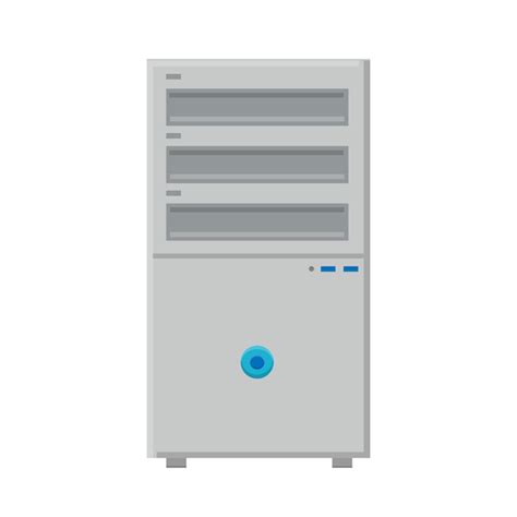 Premium Vector Vector Illustration Of White Flat Icon Simple Modern Digital Digital System Unit