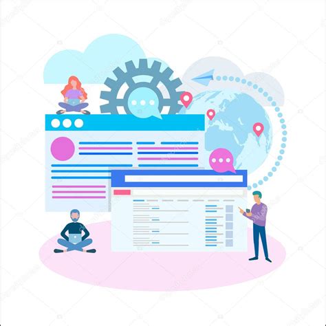 Estrategia de marketing digital, b squeda en l nea, SEO concepto de ...