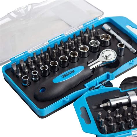 38pcs Ratchet Screwdriver Set Fixtec Powertools Lk