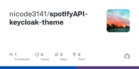 github nicode3141 spotifyapi keycloak theme