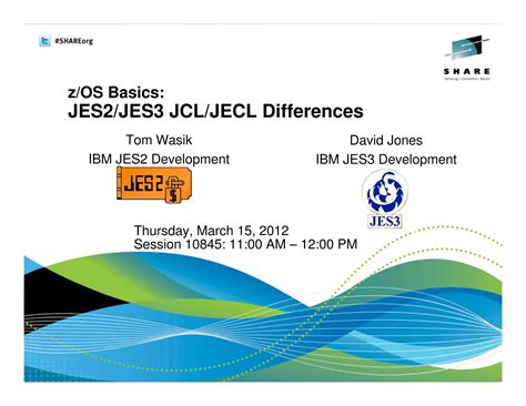 ZOS Mainframe JES2 JES3 JCL JECL Differences PDF Operating Systems Computer Software And