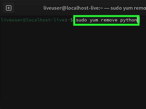 uninstalling yum packages on centos fedora and red hat linux