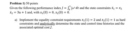 solved problem 1 50 points given the following performance
