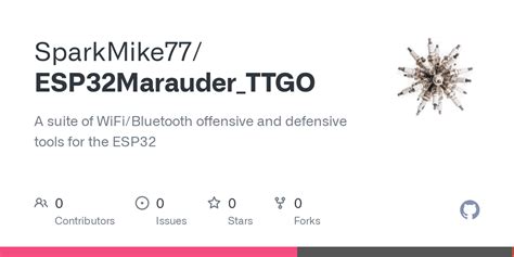 GitHub SparkMike77 ESP32Marauder TTGO A Suite Of WiFi Bluetooth Offensive And Defensive Tools