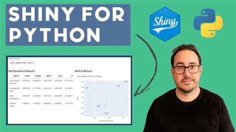claude stein on linkedin shiny for python finance web app