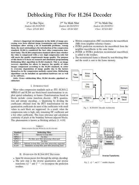 Non Blocking Filter Design And Improve Pdf Data Compression Telecommunications Engineering