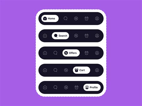 Tab Bar By Zesan H On Dribbble