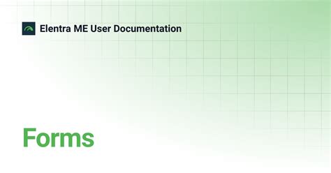 forms elentra me user documentation