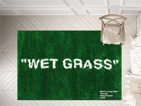 Wet Grass Rug Green Grass Washable Personalized Area Rug T For