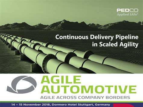 Workshop Continuous Delivery Pipeline In Scaled Agility PEDCO AG