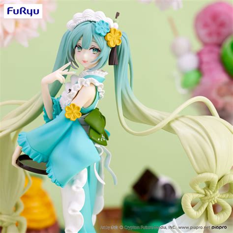Hatsune Miku Exceed Creative Figure Matcha Green Tea Parfait Mint Ver
