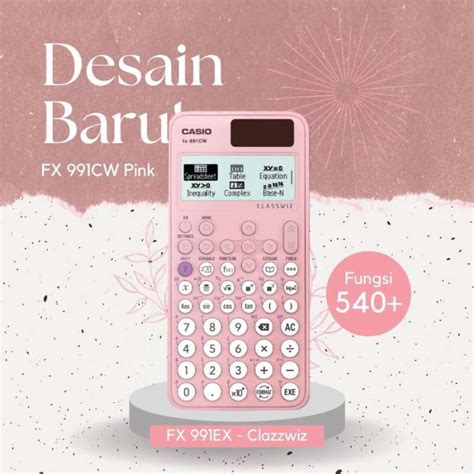 Promo Kalkulator Casio Classwiz Model Scientific Calculator Fx 991cw