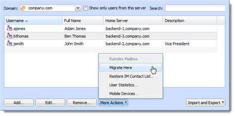 Creating Users In Kerio Connect Multi Server