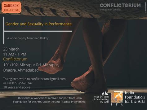 Gender And Sexuality In Performance A Workshop Conflictorium