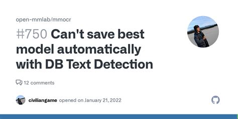 Cant Save Best Model Automatically With Db Text Detection · Issue 750